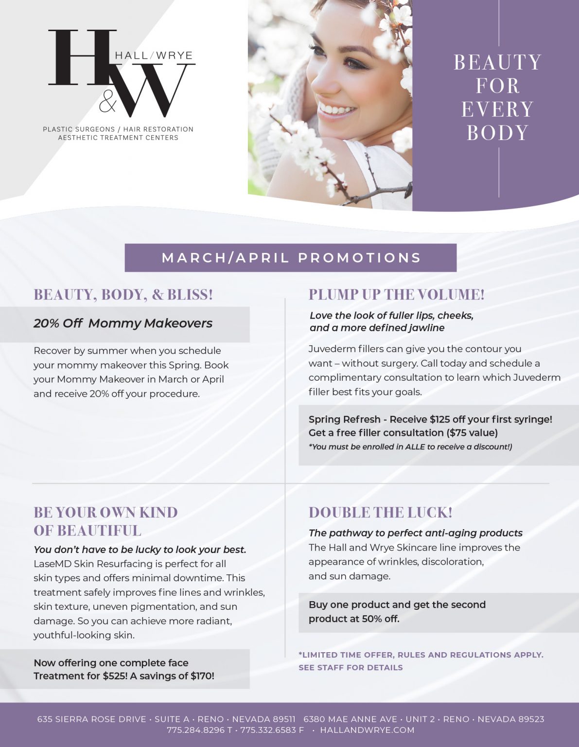 Specials and Deals on Plastic Surgery and Medical Spa Services in Reno ...